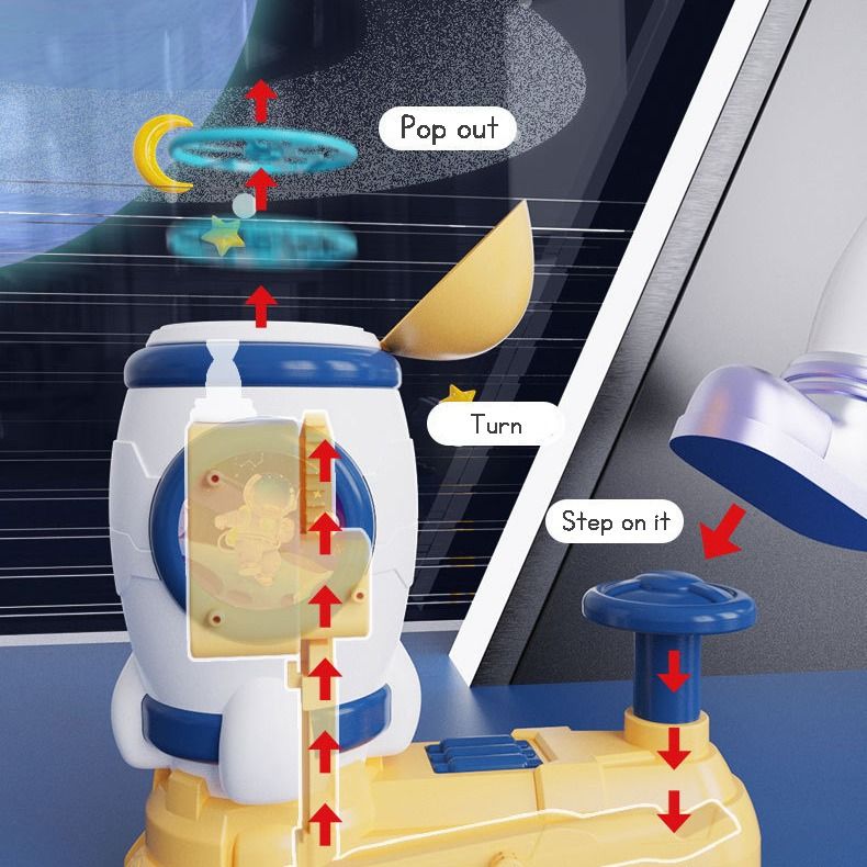 Rocket Foot-Powered Flying Disc Toy - Enhances Children's Physical ...