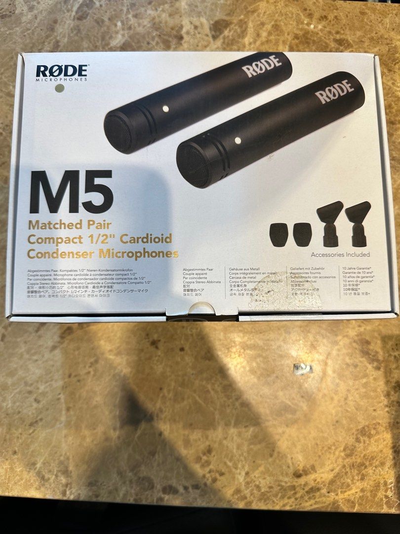Rode M5 matched pair Drum mic, Hobbies & Toys, Music & Media, Music ...