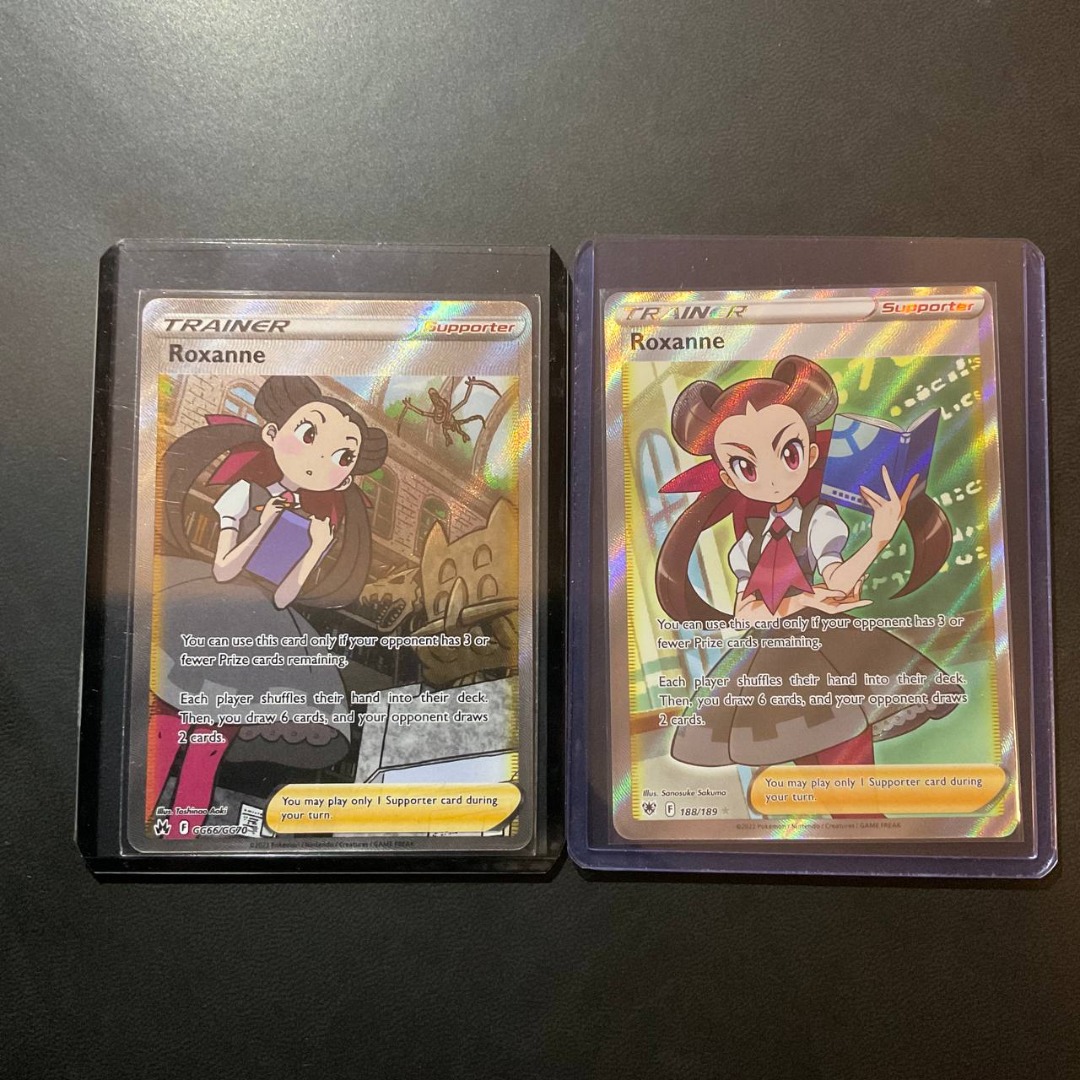 Roxanne #GG66 Pokemon Crown Zenith and Roxanne #188 Pokemon Astral ...