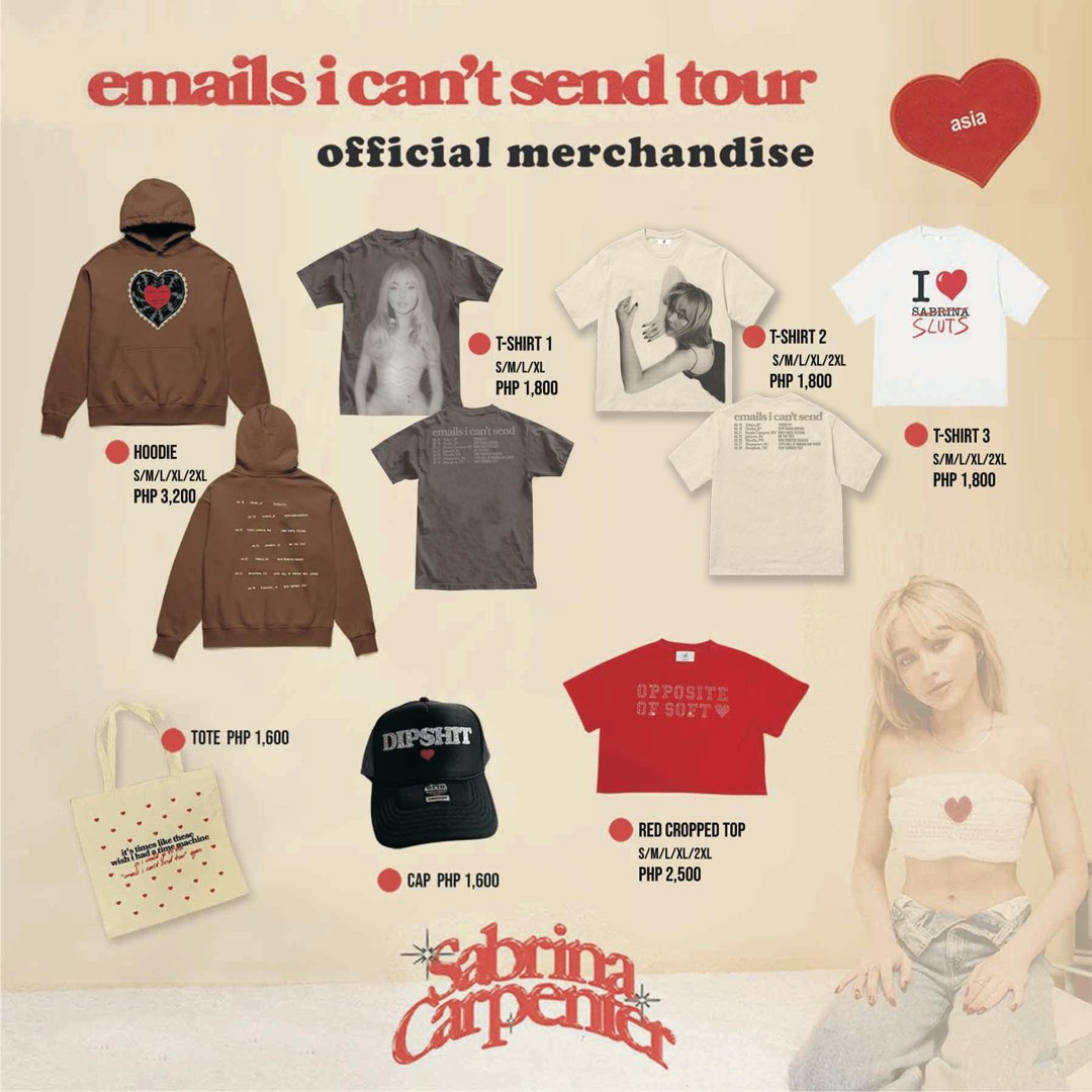 Sabrina Carpenter Merch Pasabay on Carousell