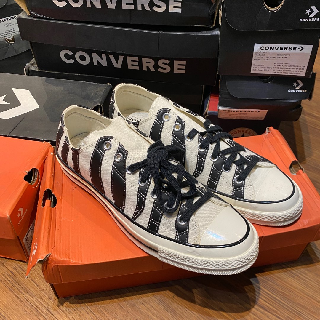 Sale Converse Ct 70s Ox Archive Zebra Pattern Black White BNIB Original ...