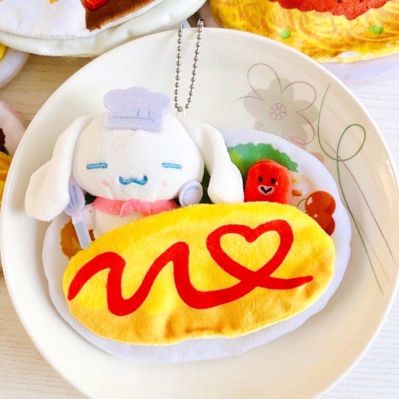 Sanrio Cinnamoroll Cosplay Chef Plush Toy Chain Kawaii, Hobbies & Toys ...