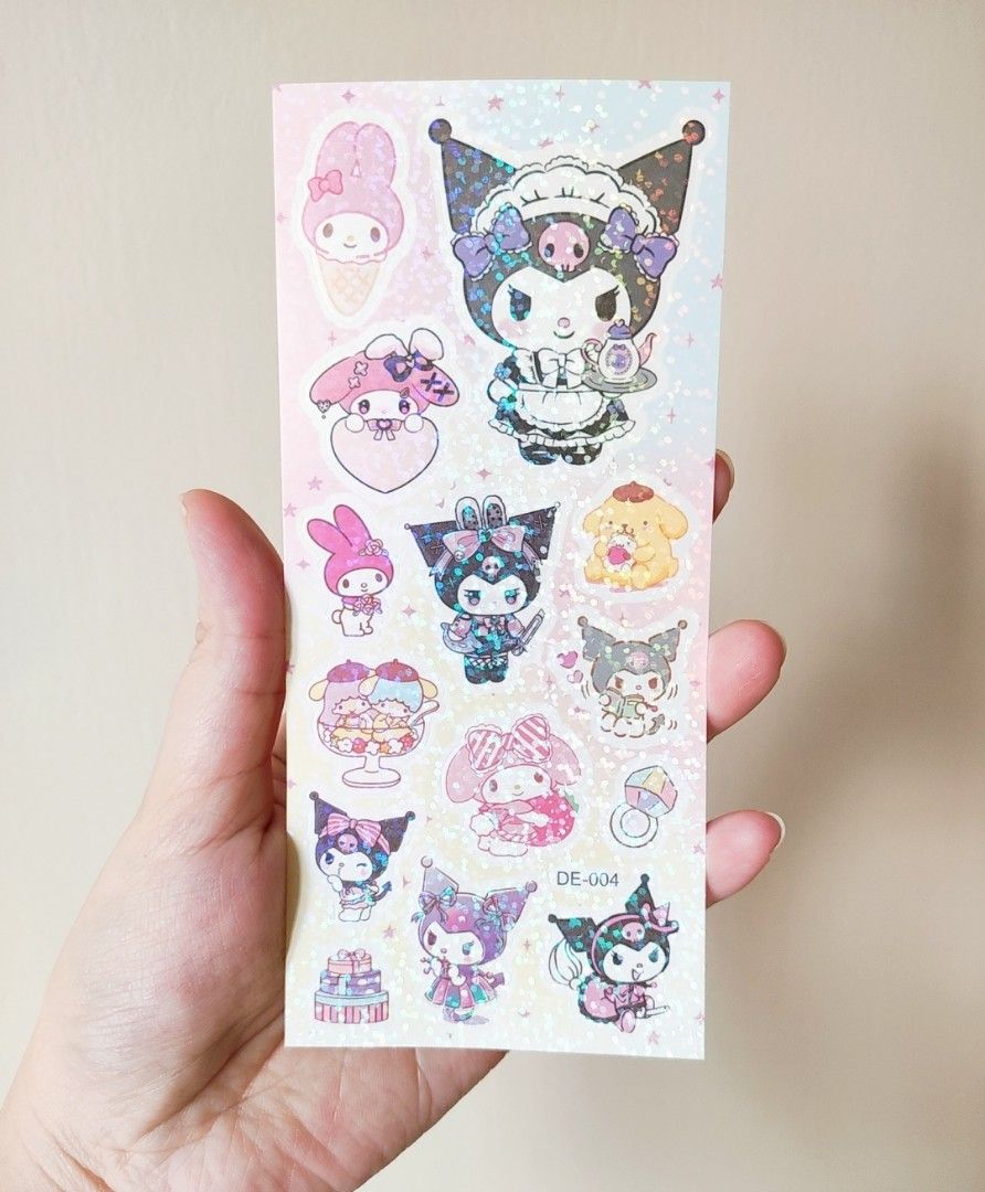 Sanrio Laser Sticker Set, Hobbies & Toys, Stationery & Craft, Craft ...