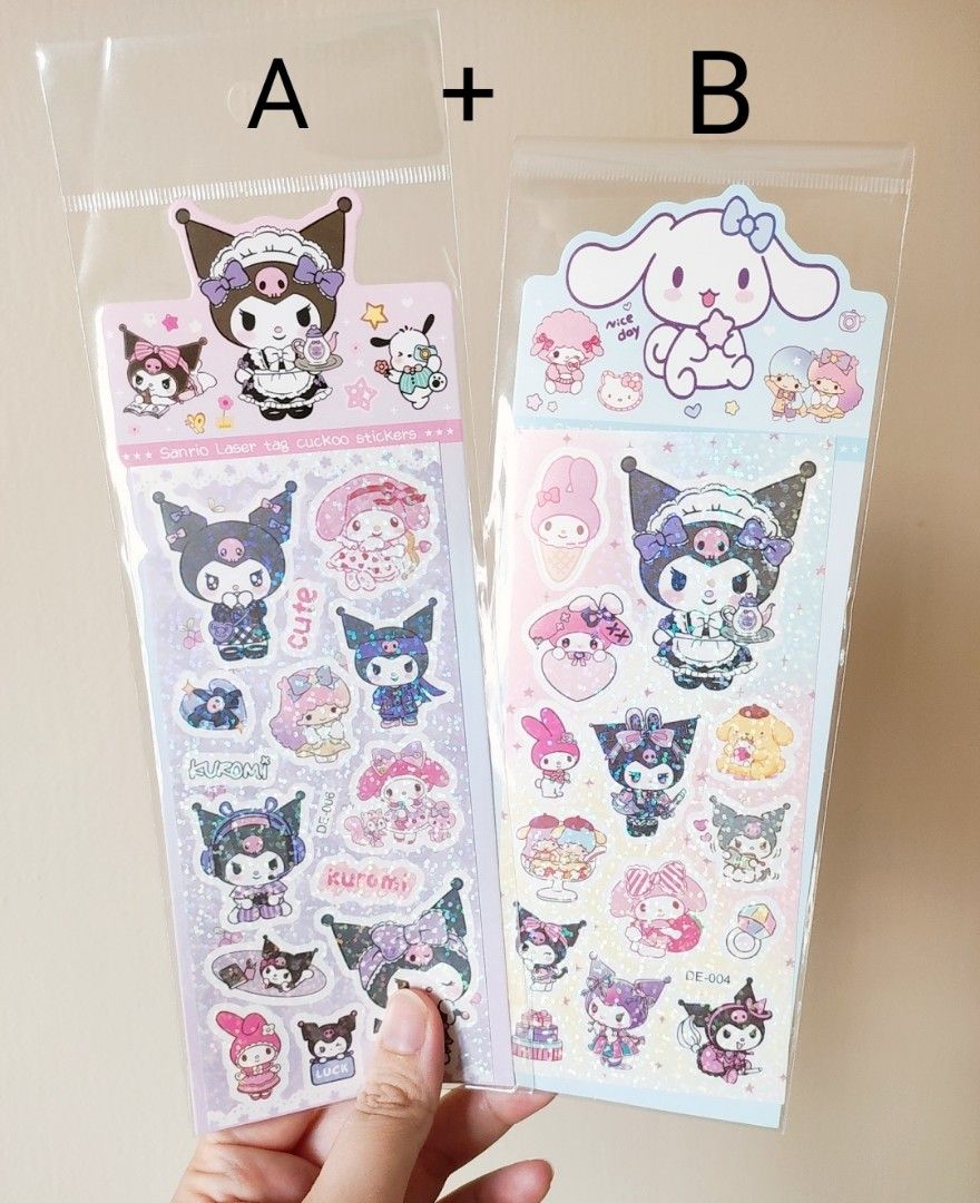 Sanrio Laser Sticker Set, Hobbies & Toys, Stationery & Craft, Craft ...