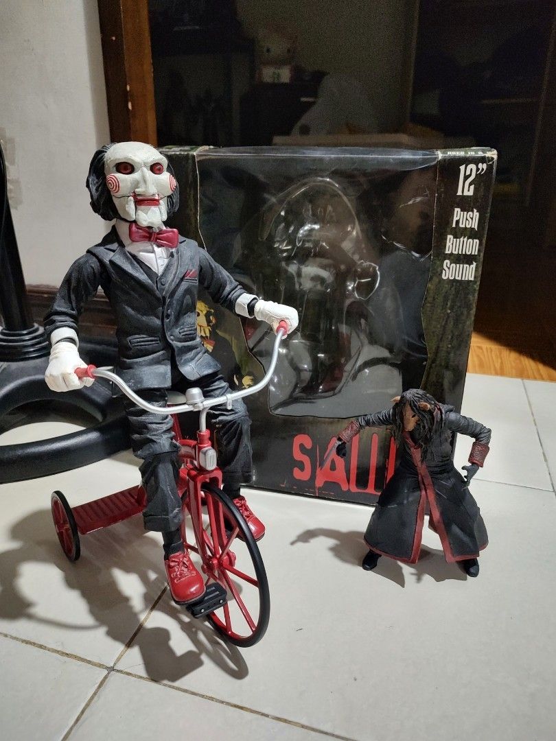 SAW Billy Jigsaw Puppet Neca 12 inches Set on Carousell