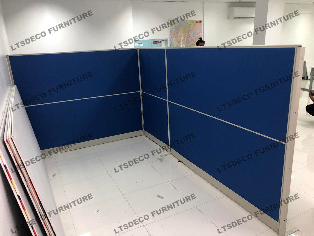 SCREEN WALL PANEL FULL FABRIC OFFICE PARTITION WORKSTATIONS, Furniture ...