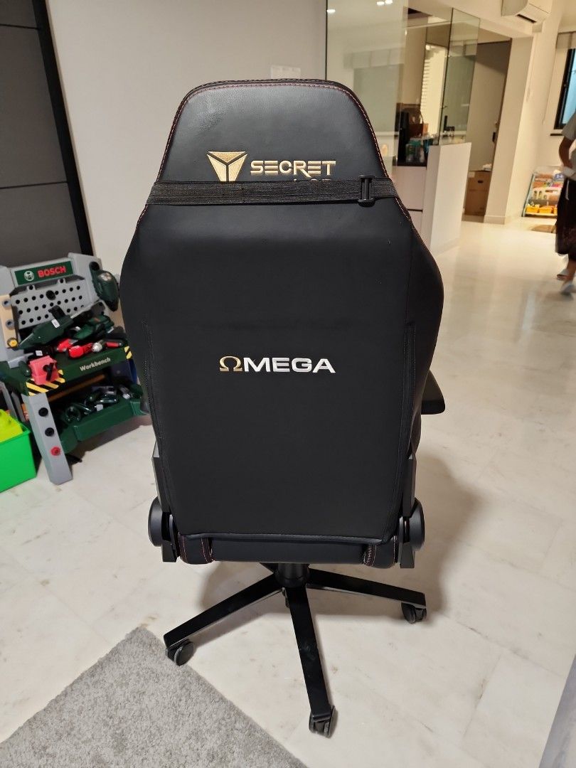 Secretlab Omega Chair Black, Furniture & Home Living, Furniture, Chairs ...