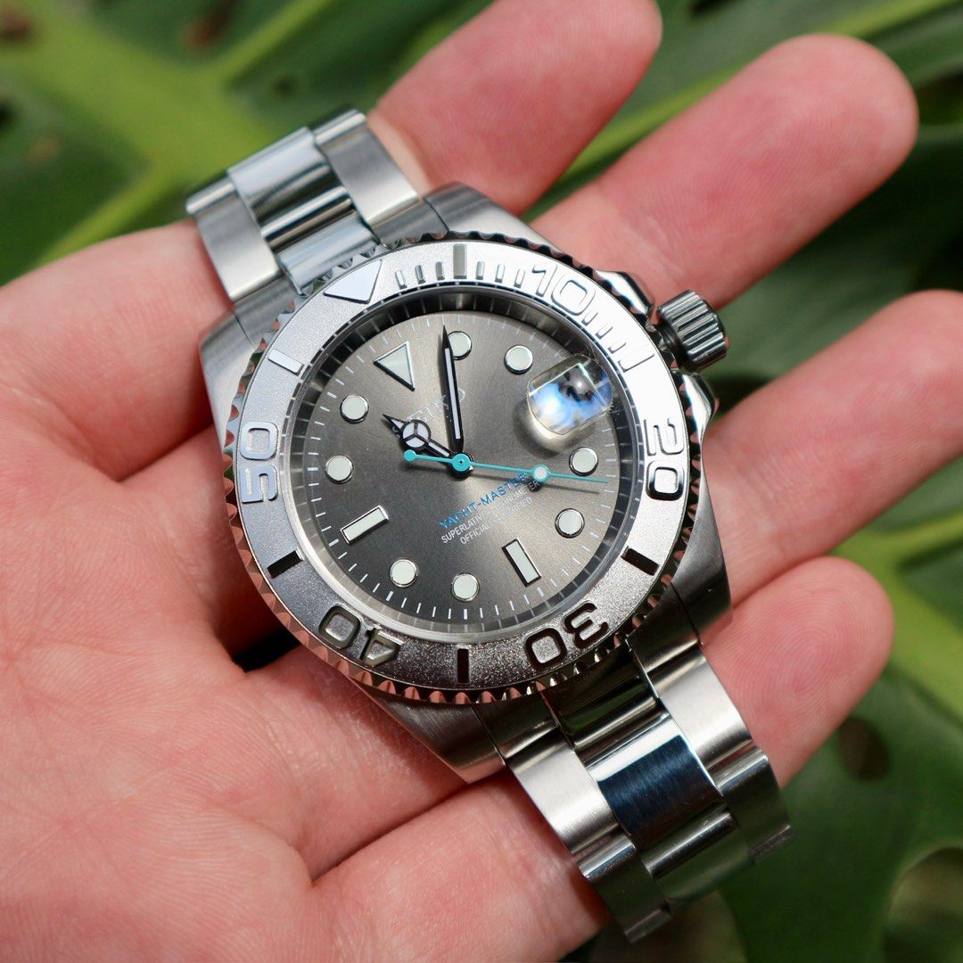 Seiko Mod Yachtmaster, Men's Fashion, Watches & Accessories, Watches on ...