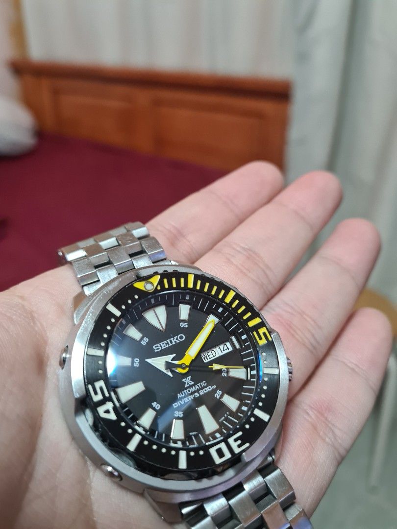 Seiko "Yellow Fin" Baby Tuna - SRP639K1, Men's Fashion, Watches ...
