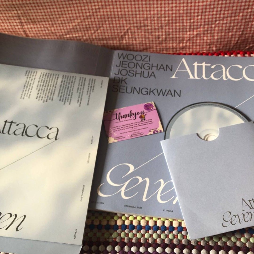 SEVENTEEN Svt Attaca Unsealed Album on Carousell
