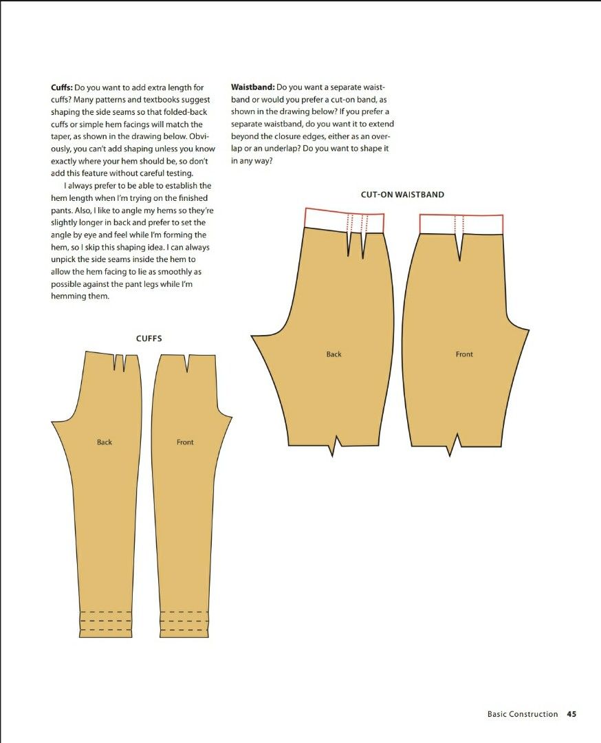 Sewing Pattern | Making Trousers for Men & Woman | Bind, Hobbies & Toys, Books & Magazines ...