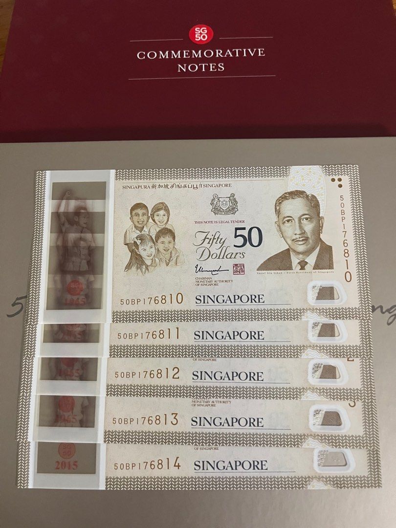 SG50 Commemorative Note, Hobbies & Toys, Memorabilia & Collectibles ...