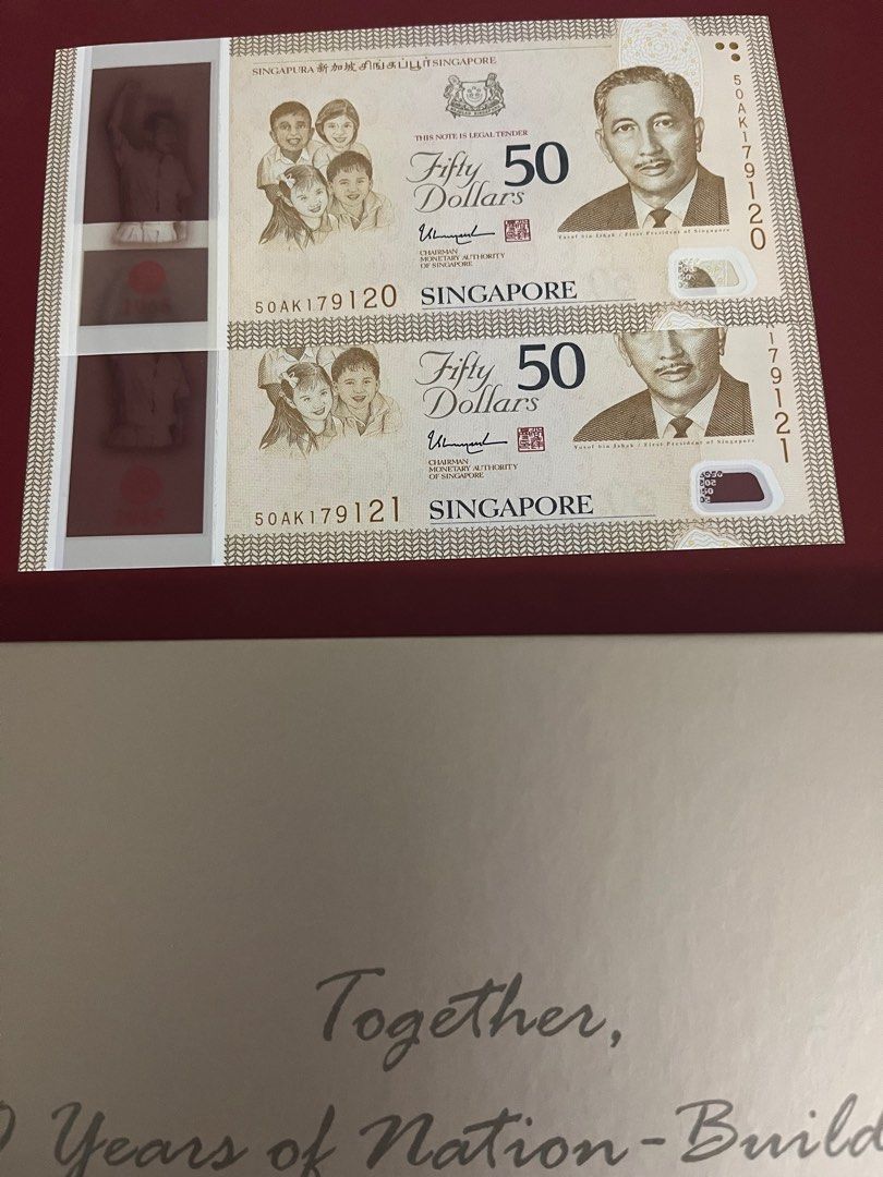 SG50 Commemorative Note, Hobbies & Toys, Memorabilia & Collectibles ...