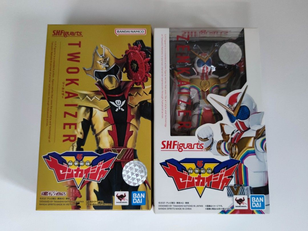 S.h.figuarts shf super Sentai kikai zenkaiger twokaizer set, Hobbies ...
