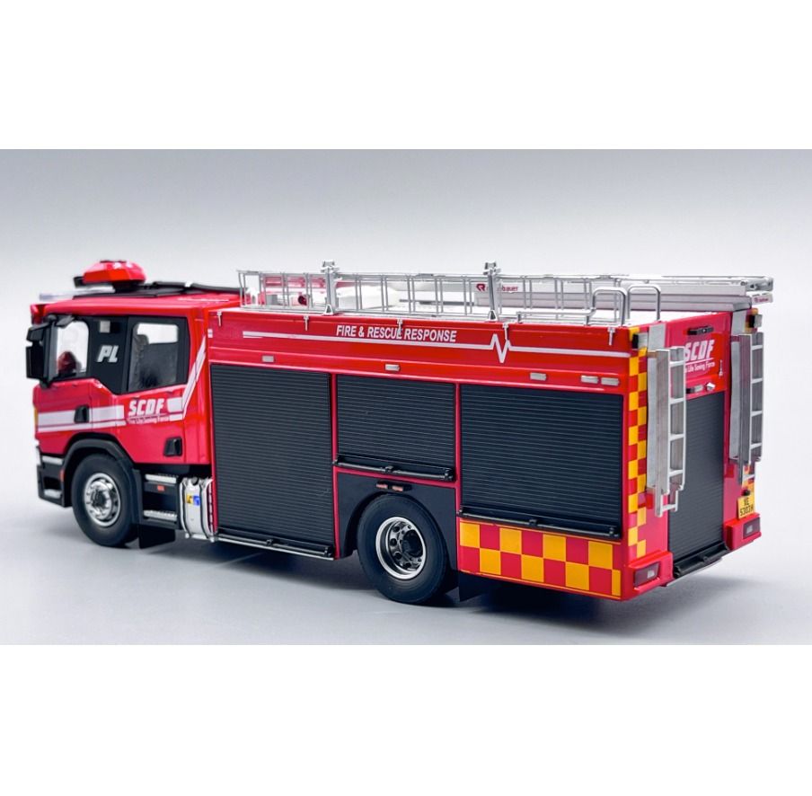 Singapore Civil Defence Force (SCDF) SCANIA Pump Ladder Model (1:43), Hobbies & Toys, Toys ...