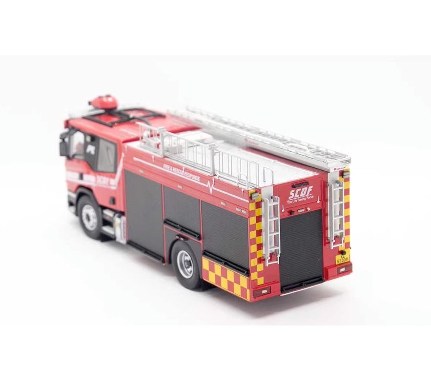 Singapore Civil Defence Force (SCDF) SCANIA Pump Ladder Model (1:43), Hobbies & Toys, Toys ...