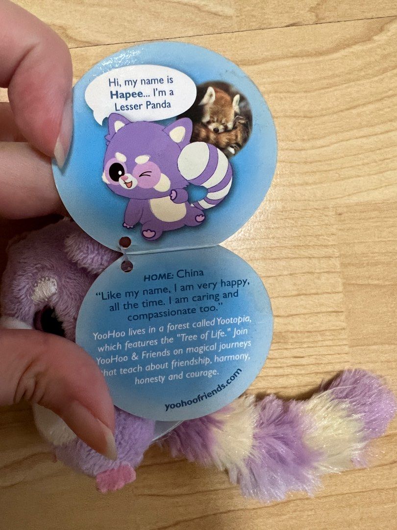 singapore zoo fennec fox and lesser panda stuffed toy keychain, Hobbies ...