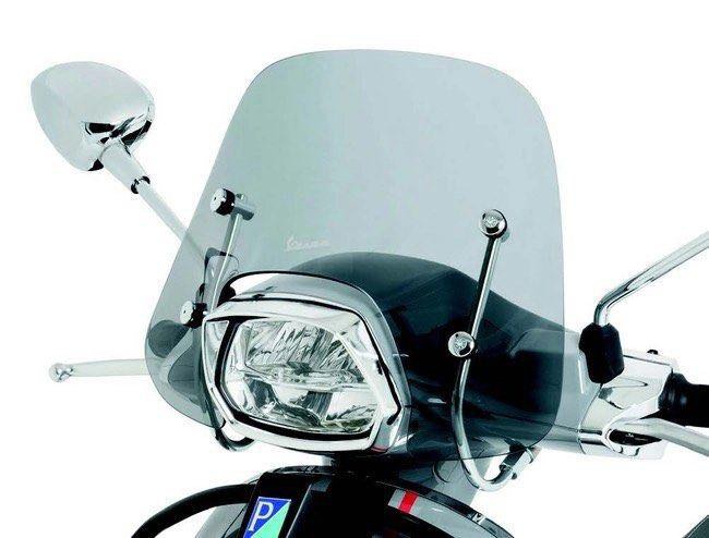 Small Original Tinted Smoke Flyscreen Windshield for Vespa Sprint ...