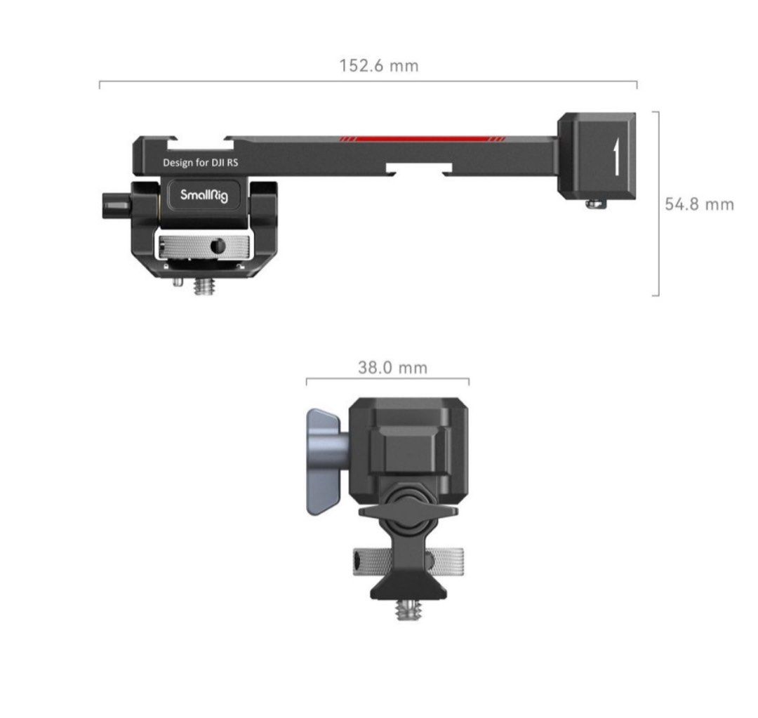 SmallRig Monitor Mounting Support for DJI RS 2 / RSC 2 / RS 3 / RS 3 ...