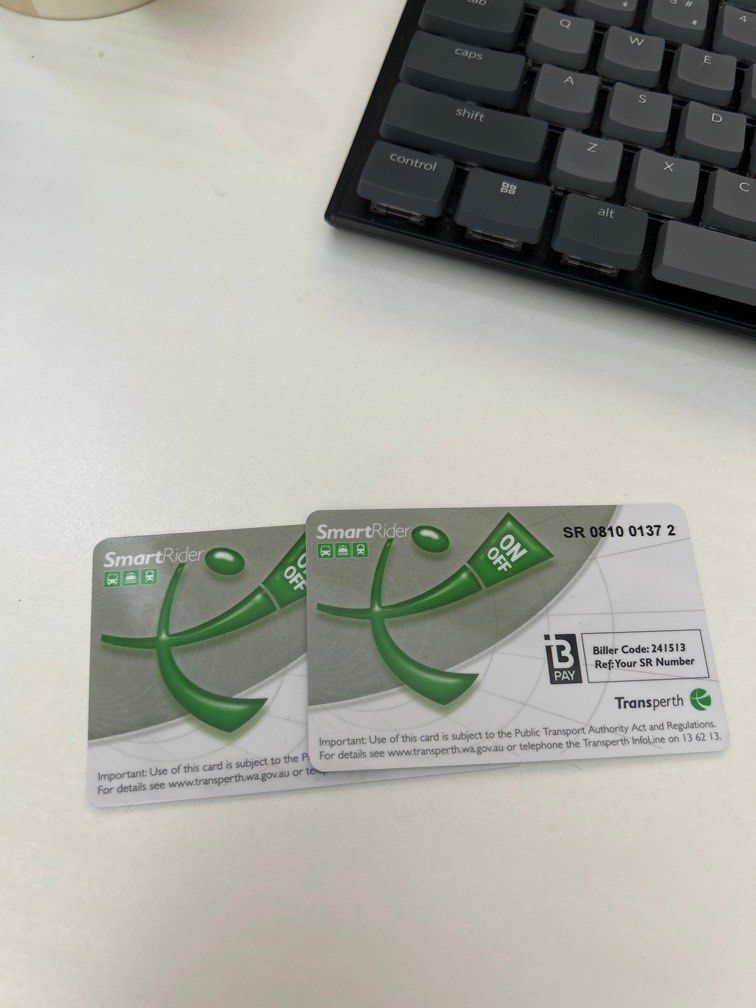 Smartrider Perth x2 cards, Tickets & Vouchers, Flights & Overseas ...