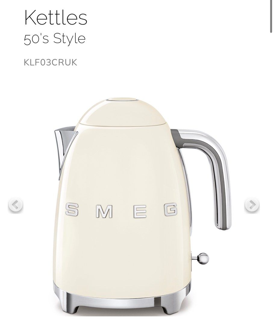 SMEG kettle, TV & Home Appliances, Kitchen Appliances, Kettles ...