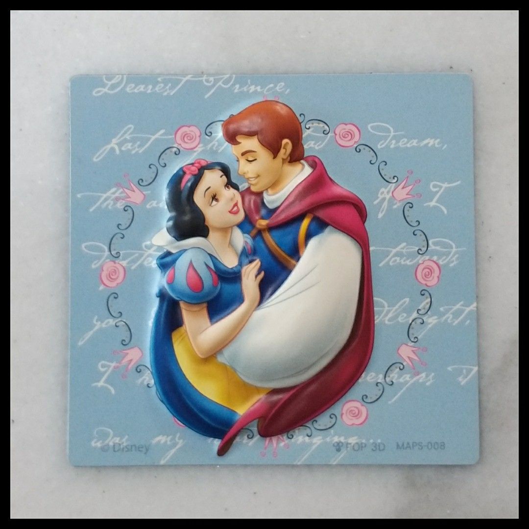 SNOW WHITE Disney Princess.Magnet, Furniture & Home Living, Home Decor ...
