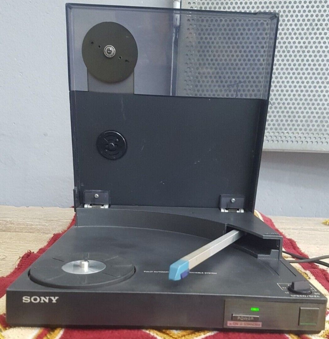 ️世界最細收藏SONY PS-Q3A 1984懷舊復古vintage LP turntable 懷舊黑膠唱盤 vinyl LP 1/4黑膠尺寸 ...