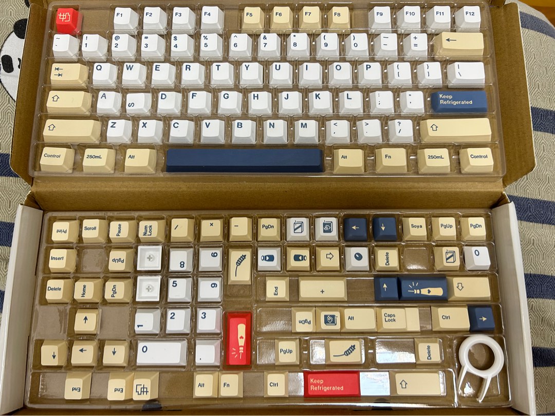 Soya Milk PBT keycaps, Computers & Tech, Parts & Accessories, Computer ...