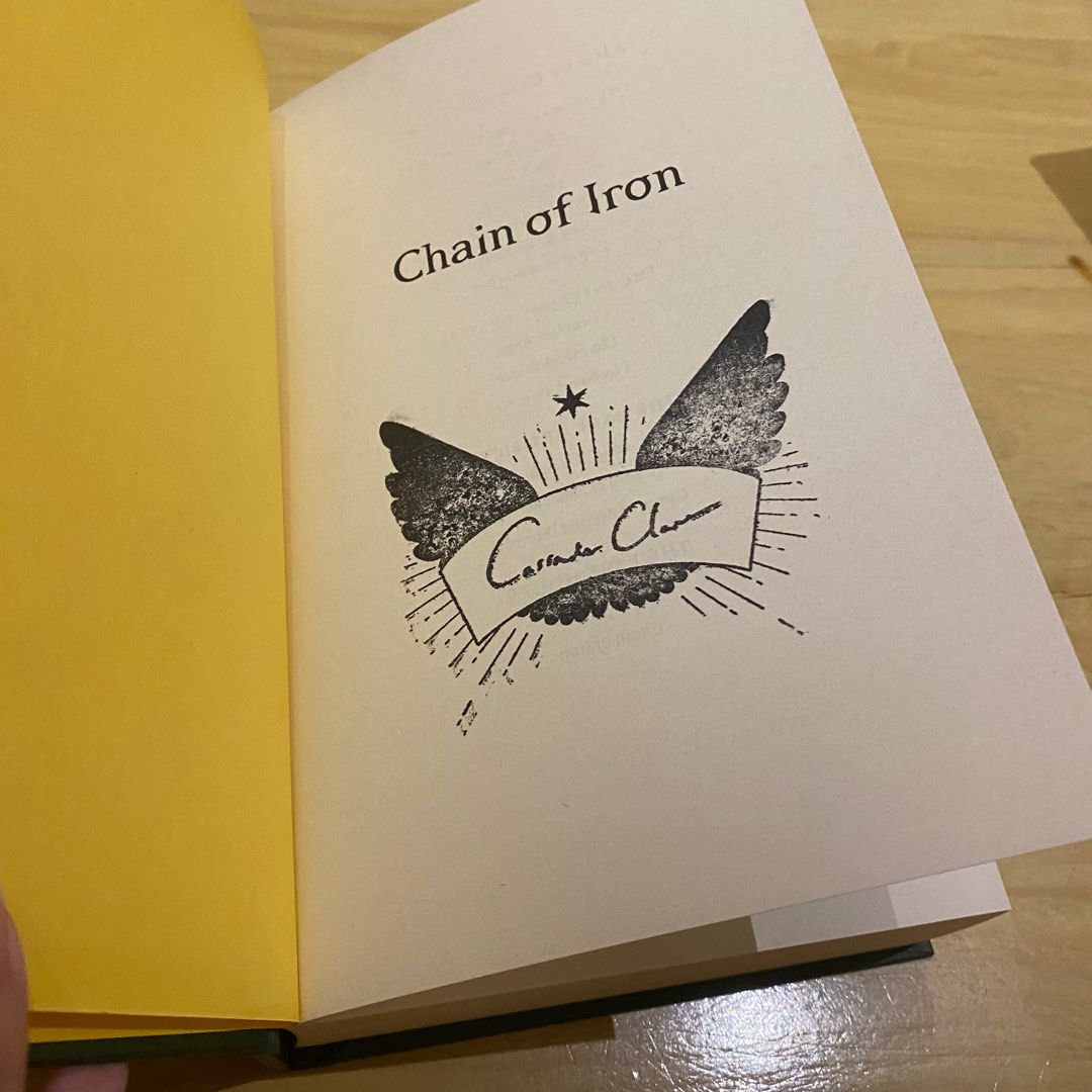 SPECIAL EDITION Chain of Iron by: Cassandra Clare (The Last Hours) on ...