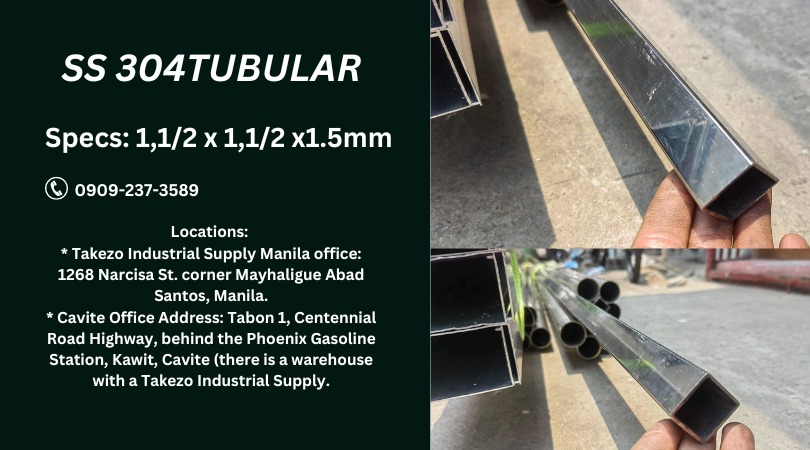 SS 304 Tubular, Commercial & Industrial, Construction Tools & Equipment ...