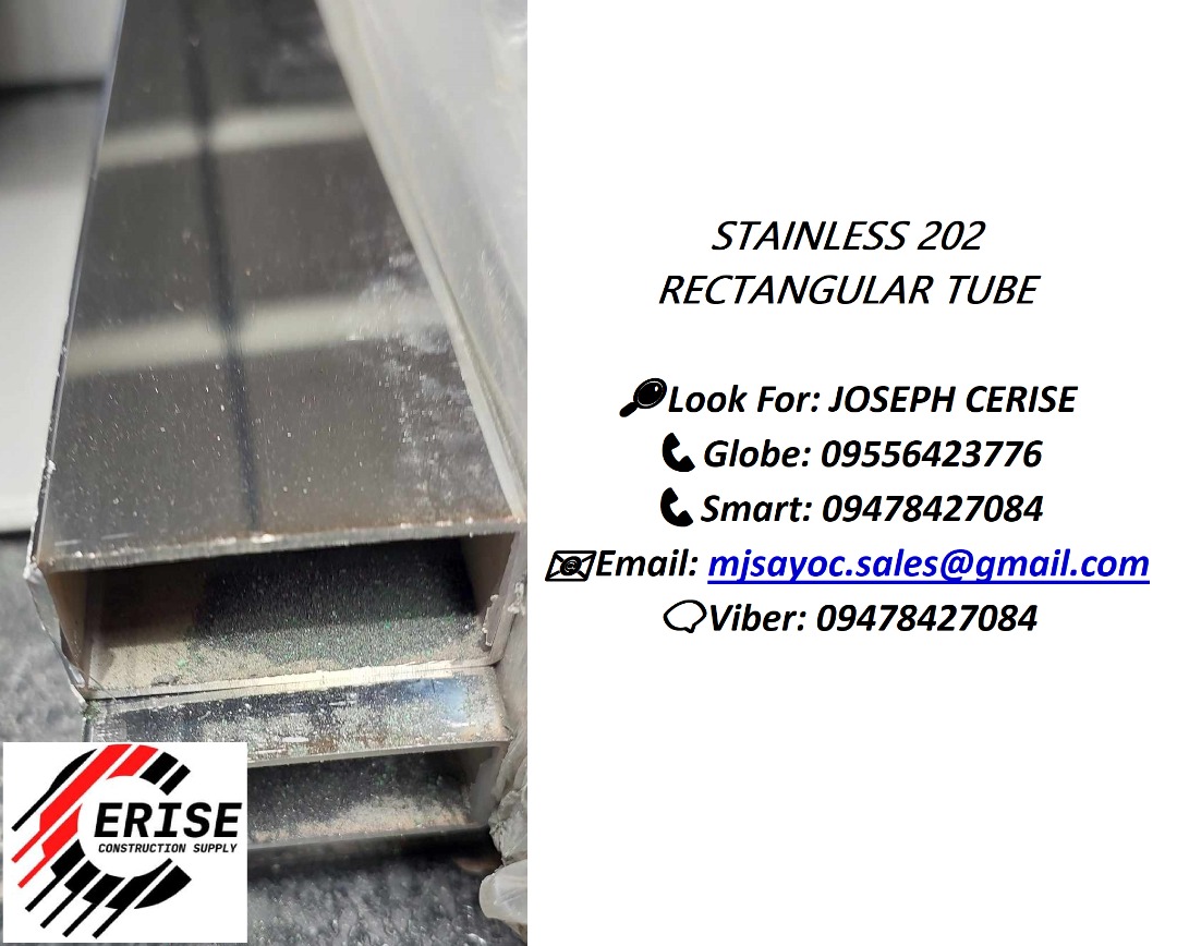 STAINLESS 202 RECTANGULAR TUBE, Commercial & Industrial, Industrial ...