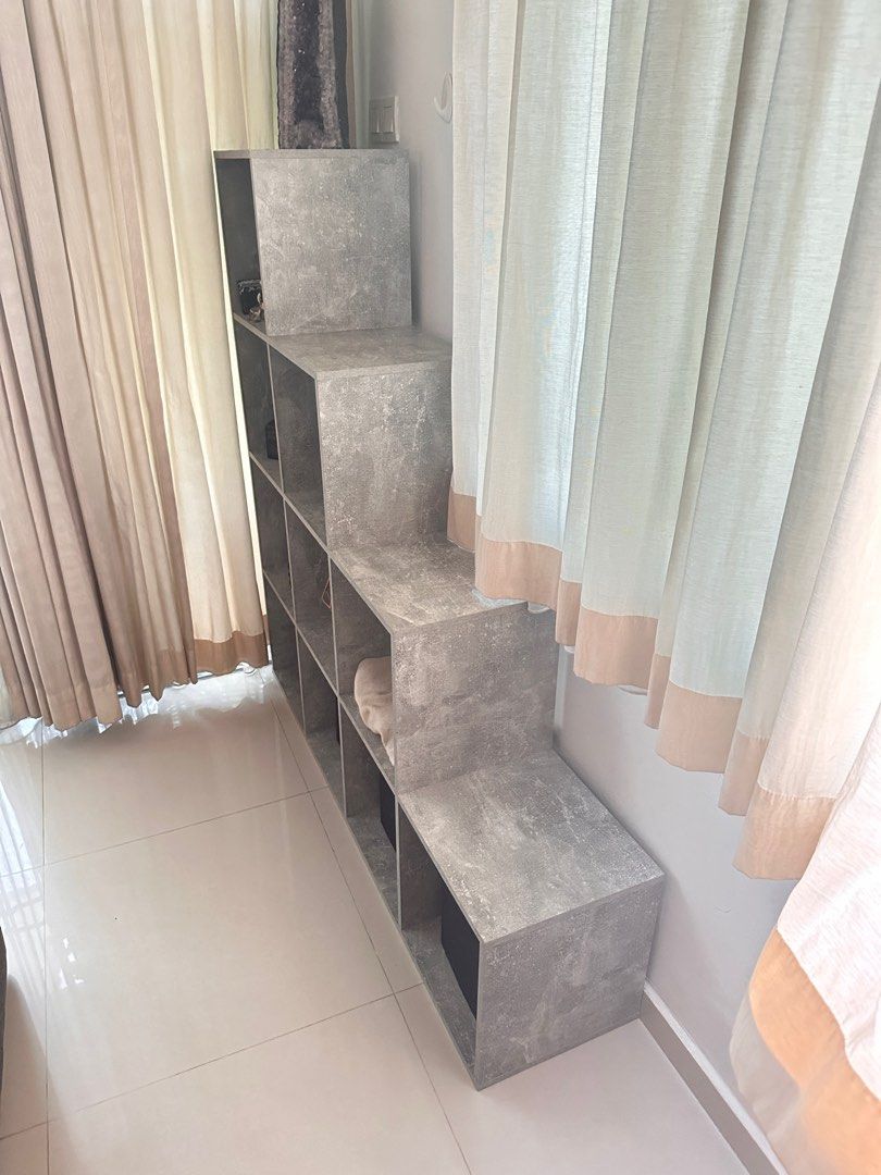 Staircase box shelves, Furniture & Home Living, Furniture, Shelves ...