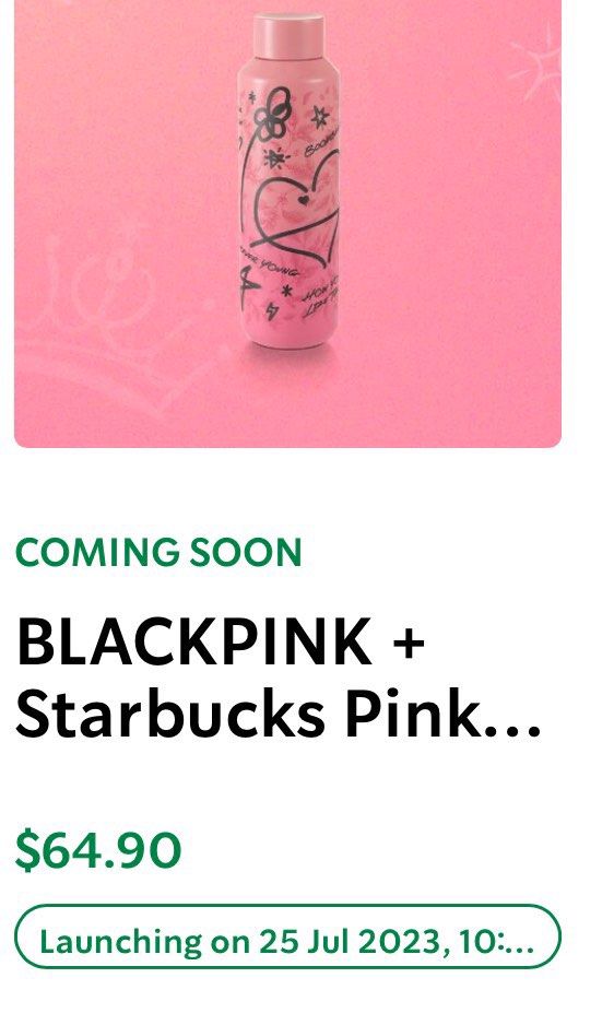 Starbucks Black Pink flask, Furniture & Home Living, Kitchenware ...