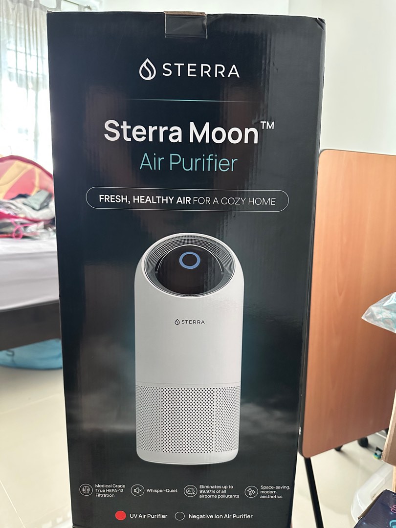 Sterra Moon True HEPA filter Air Purifier with UV, TV & Home Appliances ...