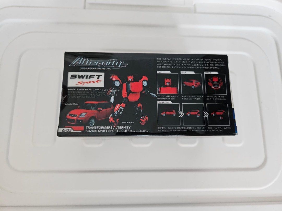 Takara Tomy Transformers Alternity Suzuki Swift, Hobbies & Toys, Toys ...