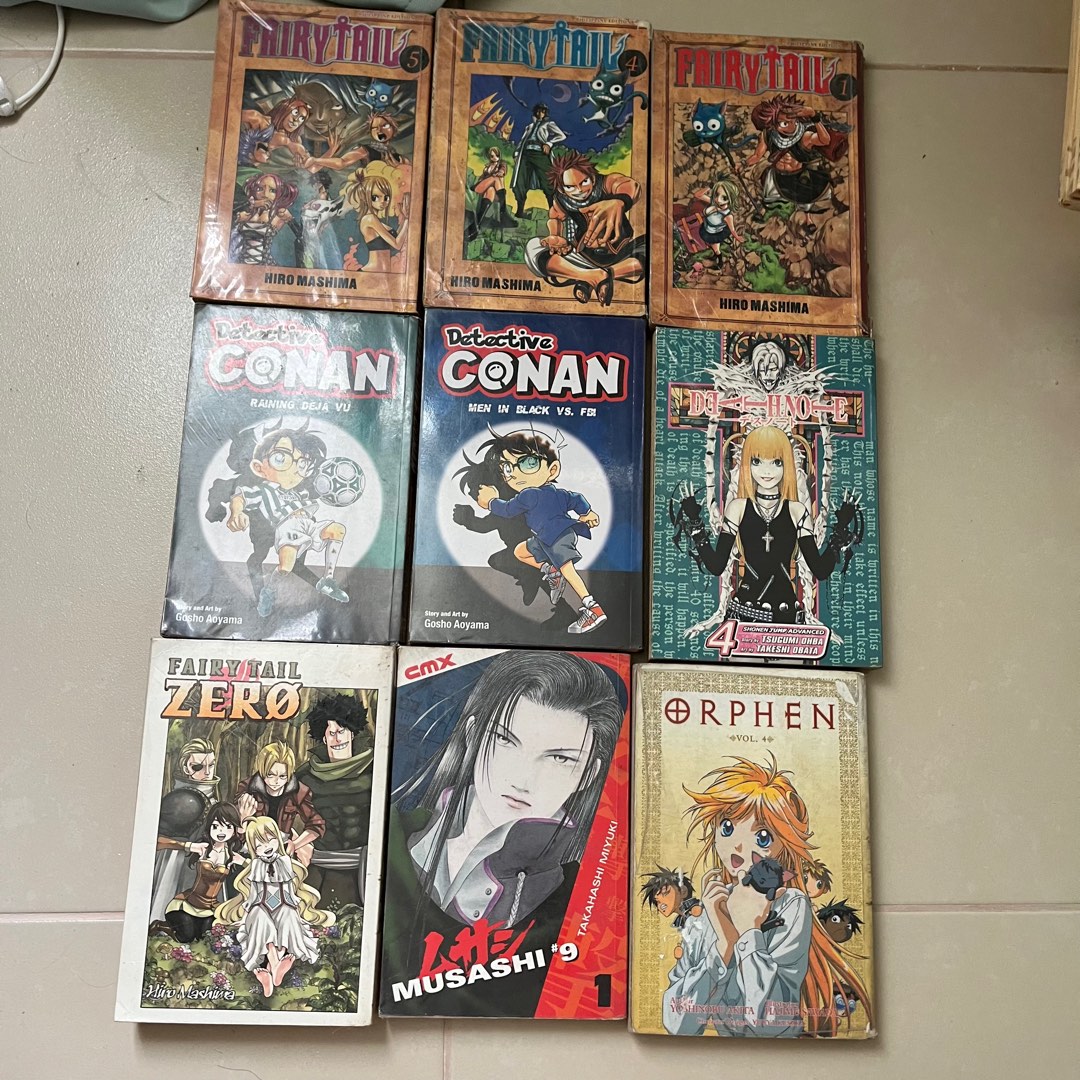 Take All Assorted Manga 9 PCS (+Free Otakuzine & Poster) (Fairy Tail ...