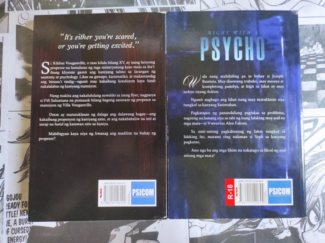(TAKE BOTH) Knock, Knock, Professor (SIGNED) & Night with a Psycho ...
