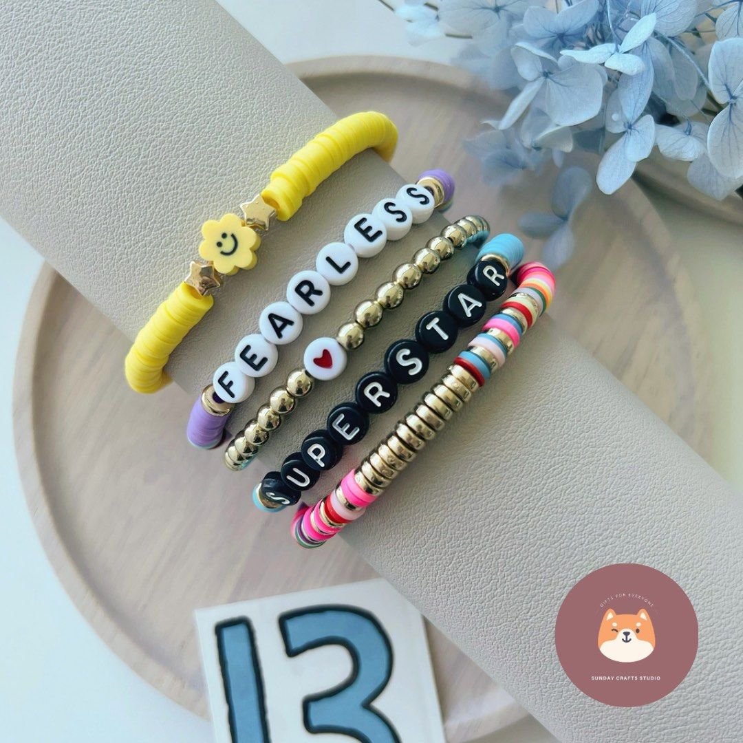 Taylor Swift Friendship Bracelet - Bundle of 5 + Taylor Swift Tattoo ...