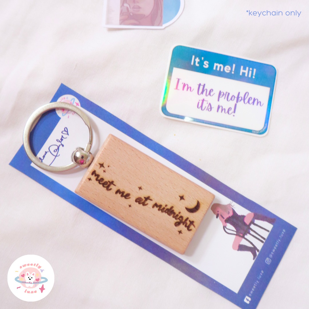 Taylor Swift Midnights Fanmade Keychain | Swiftie | Eras Tour | Fan ...