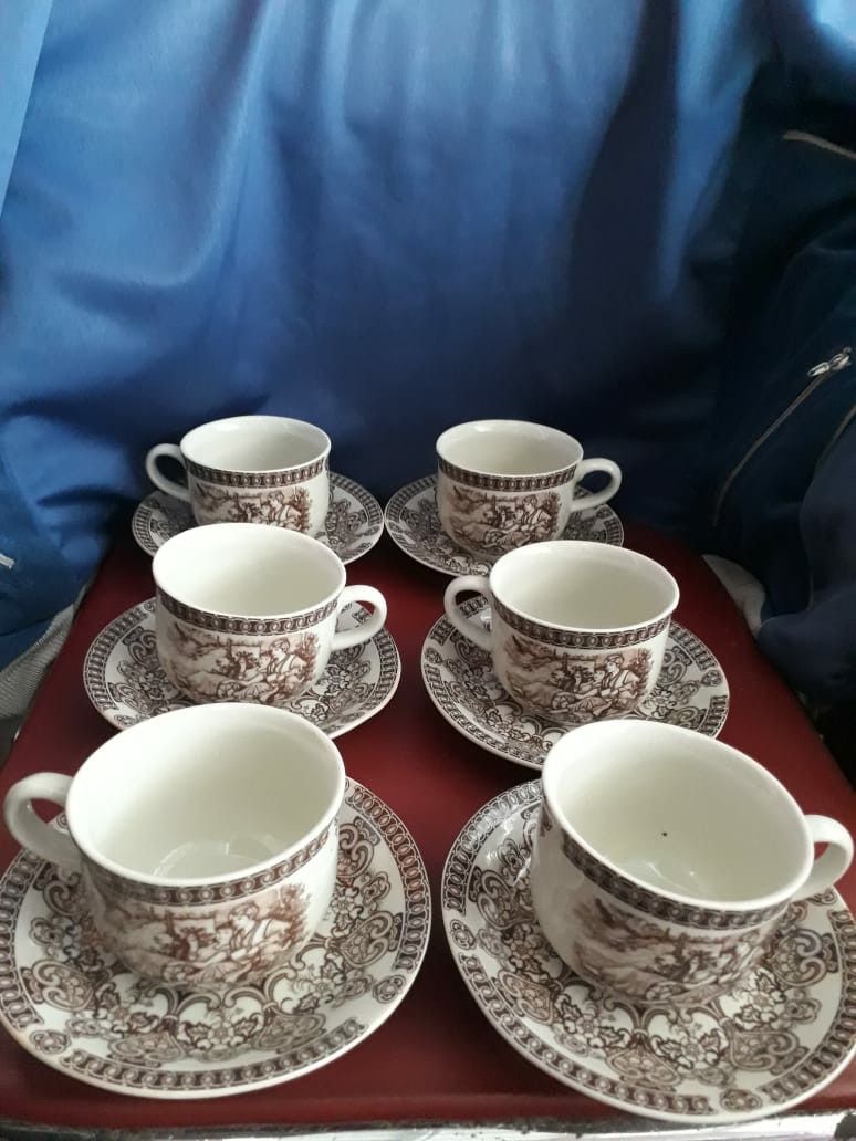 Tea set noritoki japan cangkir set vintage koleksi keramik unik ...