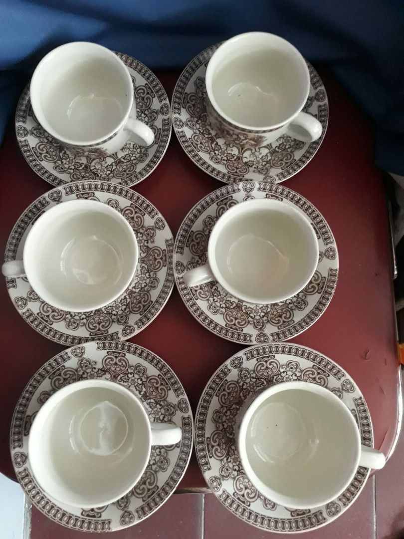 Tea set noritoki japan cangkir set vintage koleksi keramik unik ...