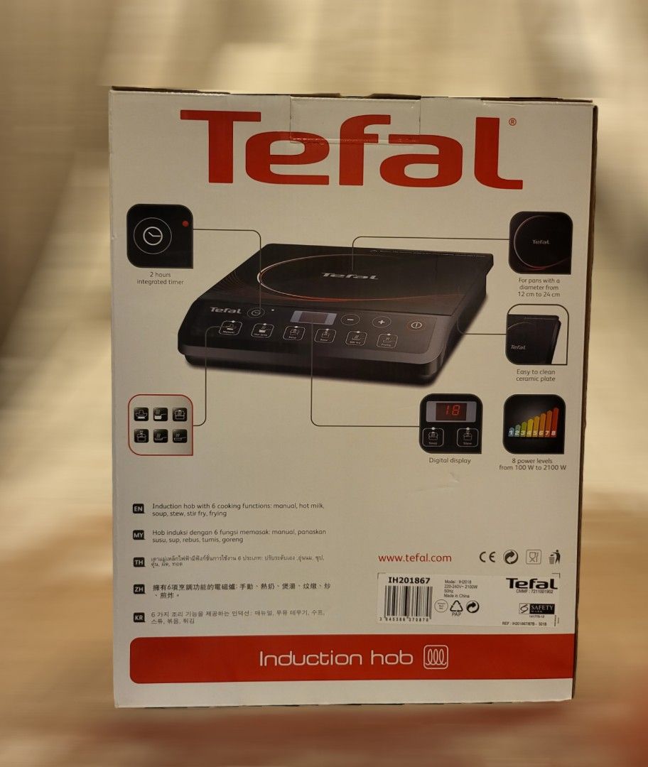 Tefal Brand New Induction Hob IH2018, TV & Home Appliances, Kitchen ...