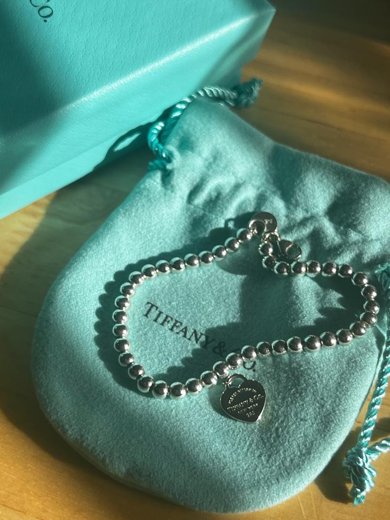 Tiffany & Co Heart Tag Bead Bracelet, Luxury, Accessories on Carousell
