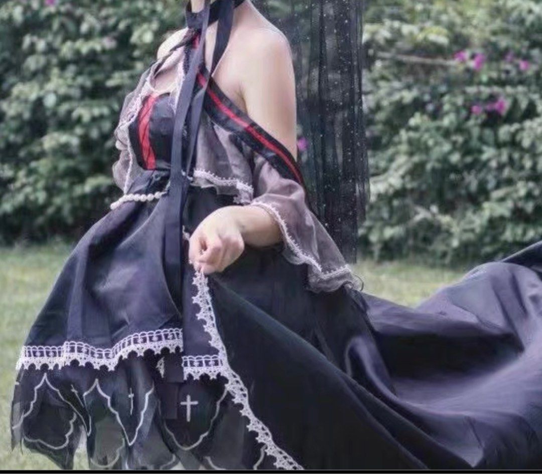 toga himiko cosplay miaowu wedding gothic lolita fanart, Hobbies & Toys ...