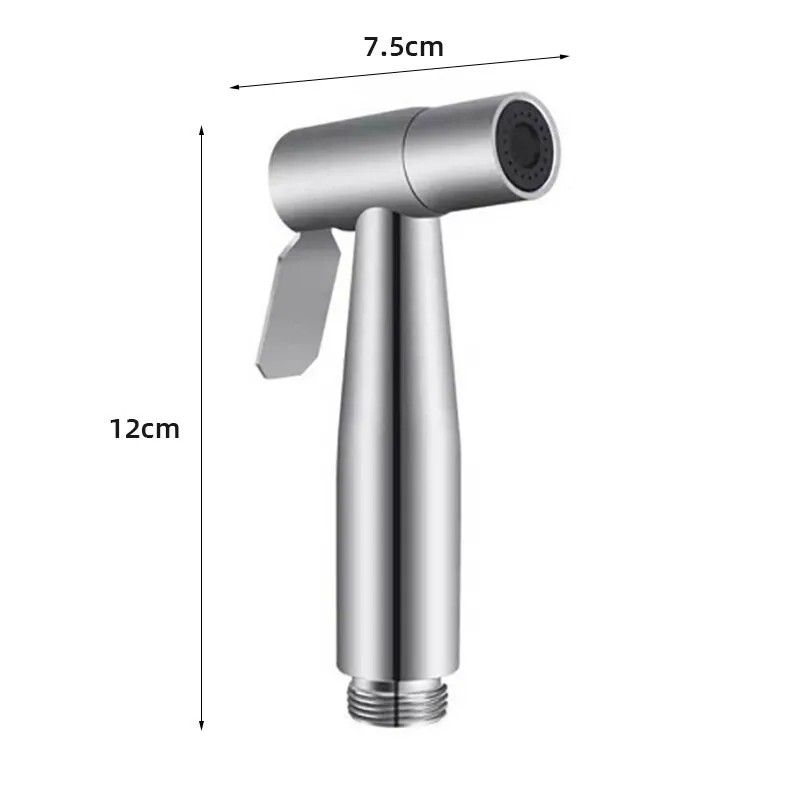 Toilet Spray Gun Handheld Metal Hand Sprayer Solid Weight 304 Stainless ...