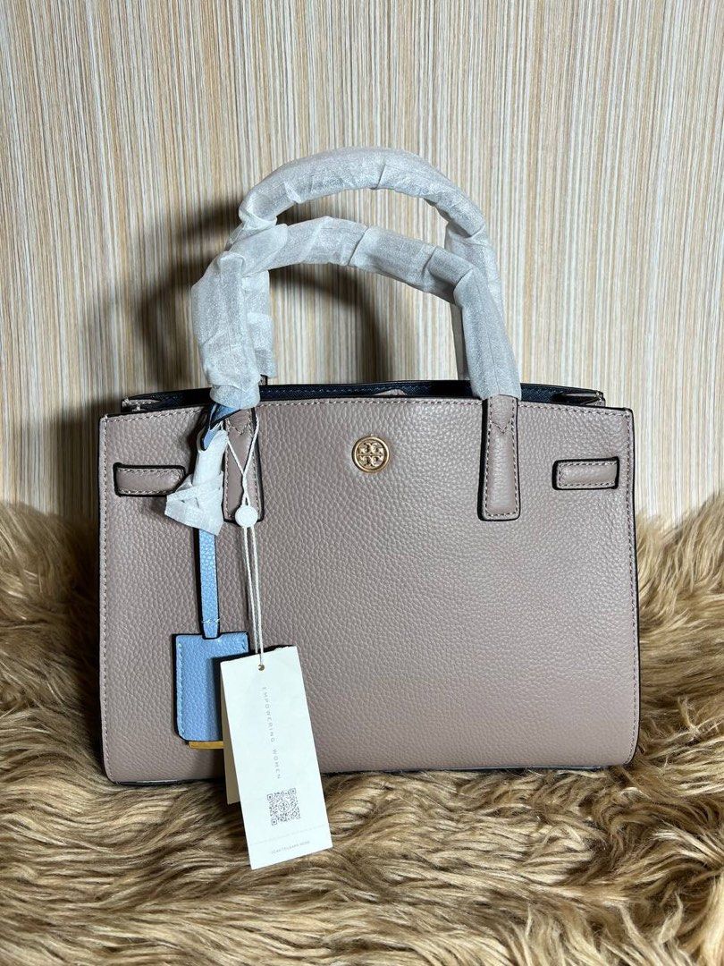 Tory Burch Small Satchel Grey Heron on Carousell