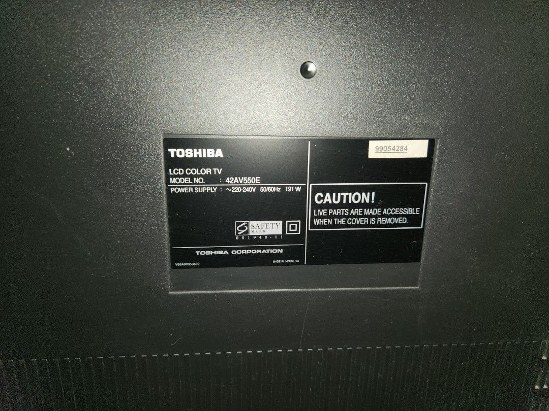 Toshiba 42inch Multi System LCD TV, TV & Home Appliances, TV ...