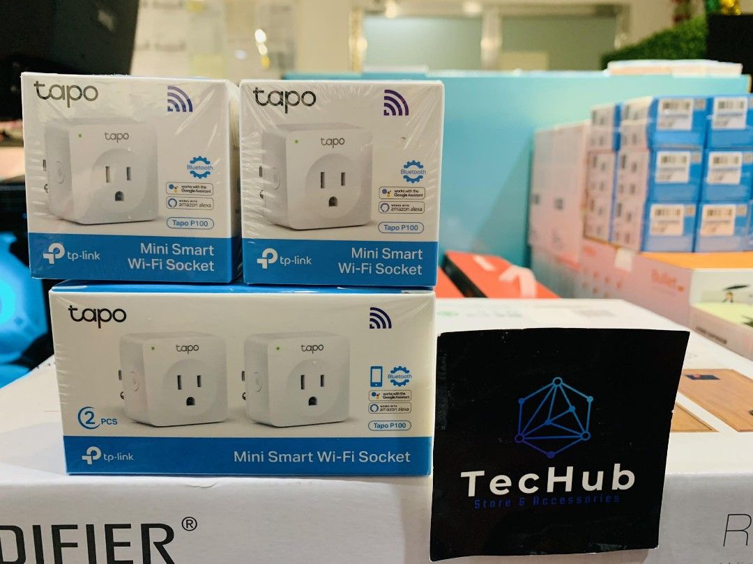 TP-Link Tapo P100 Mini Smart Wi-Fi Socket Smart Plug | WiFi Plug, TV ...
