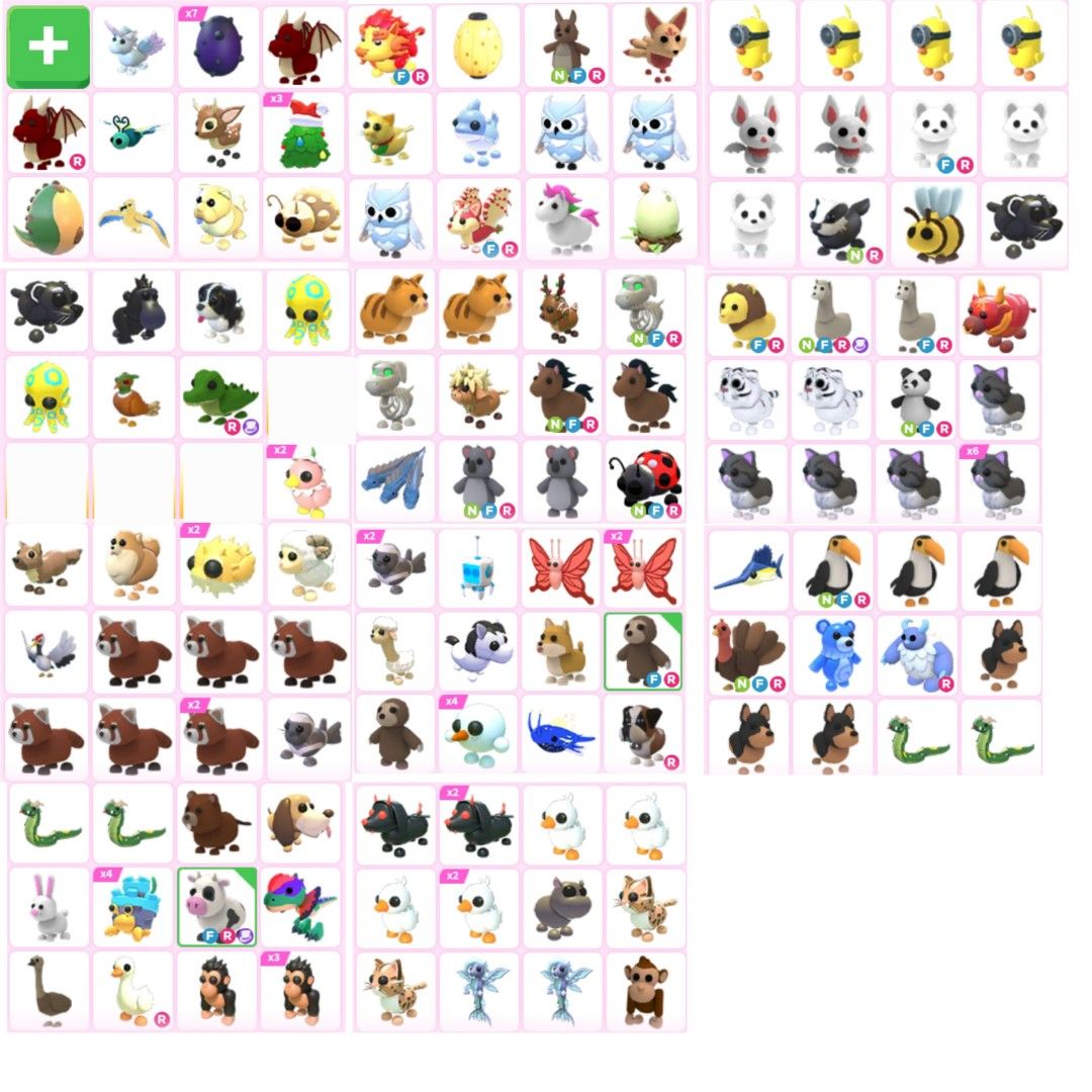 Trading Adopt me pets for rare RH items/Robux (Mostly RH), Video Gaming ...
