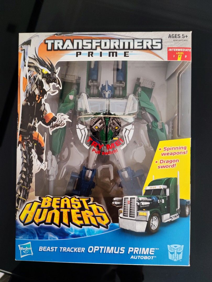 Transformer Optimus Prime Beast Tracker Hasbro Original with Box ...